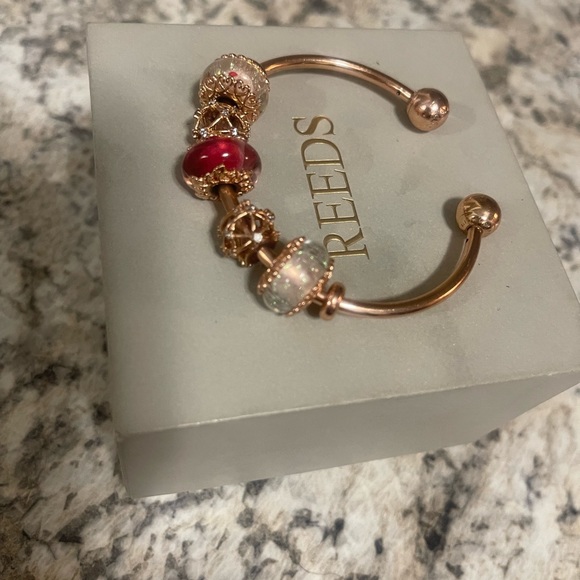 Pandora | Jewelry | This Is A Roses Gold Gold Pandora Open Bangle ...